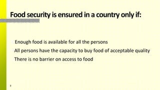 Food security | PPTX