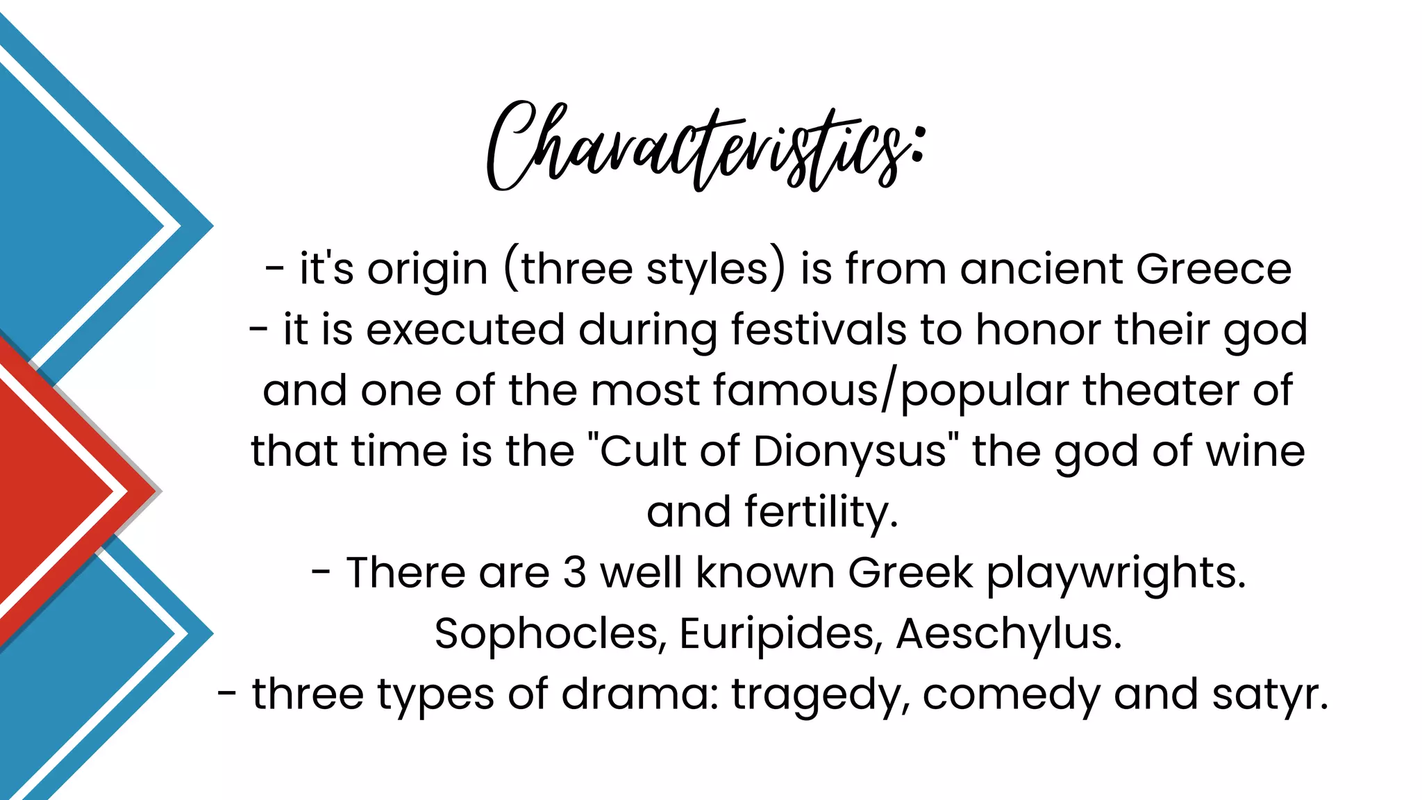 GRADE 9 - ARTS (Theatrical Forms from Different Art Periods) | PDF