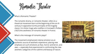 GRADE 9 - ARTS (Theatrical Forms from Different Art Periods) | PDF