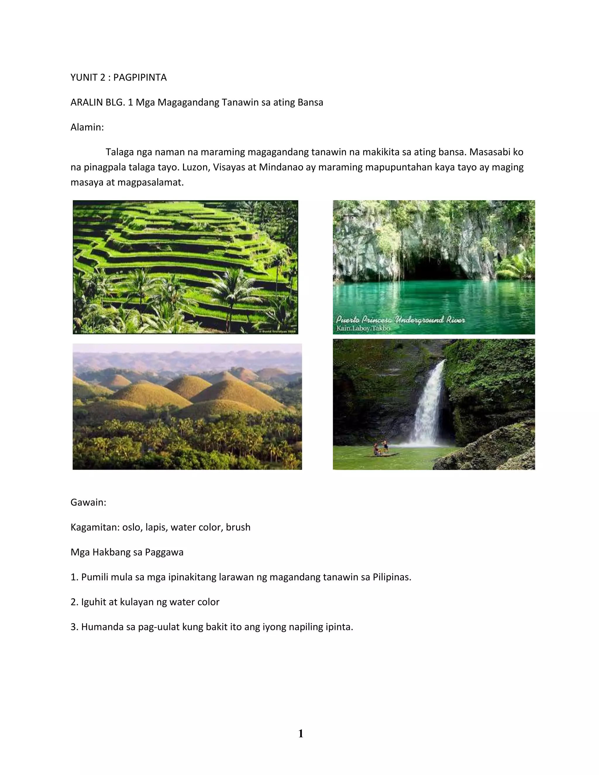 K TO 12 GRADE 5 LEARNER’S MATERIAL IN ARTS (Q1-Q4) | PDF