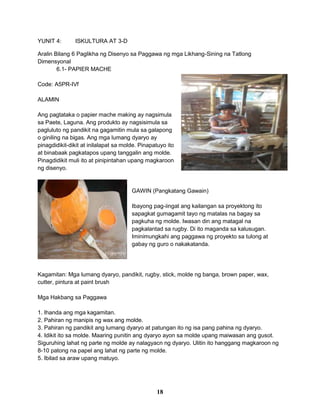 K TO 12 GRADE 5 LEARNER’S MATERIAL IN ARTS (Q1-Q4) | PDF