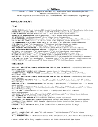 Art Williams' Resume | PDF