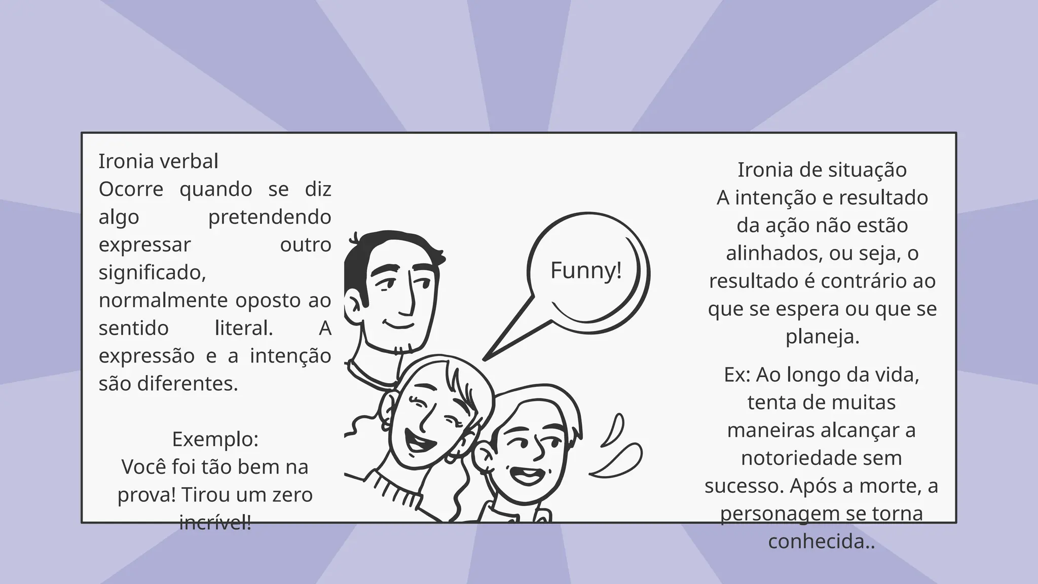 Ironia e humor nas charges , histórias em quadrinhos | PPTX