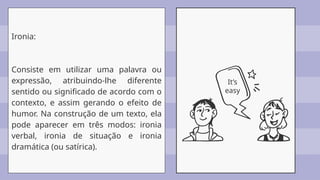Ironia e humor nas charges , histórias em quadrinhos | PPTX