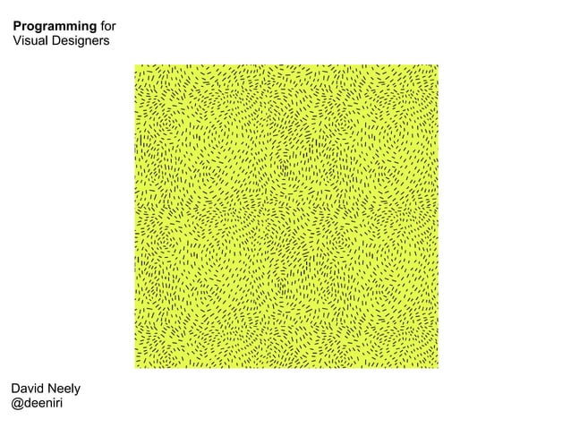 Programming for Visual Designers | PPT