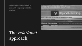 Relationalism in educational leadership research | PPT