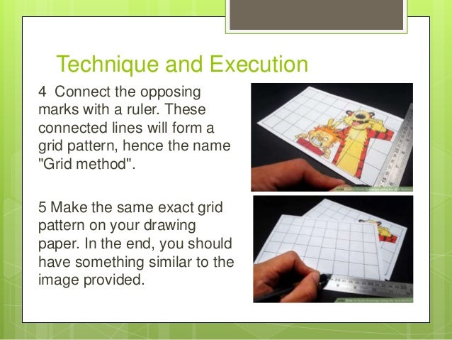 Art technique grid method