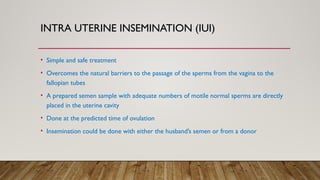 ART technuques.pptx IUI IVF Newer ART techniques | PPT