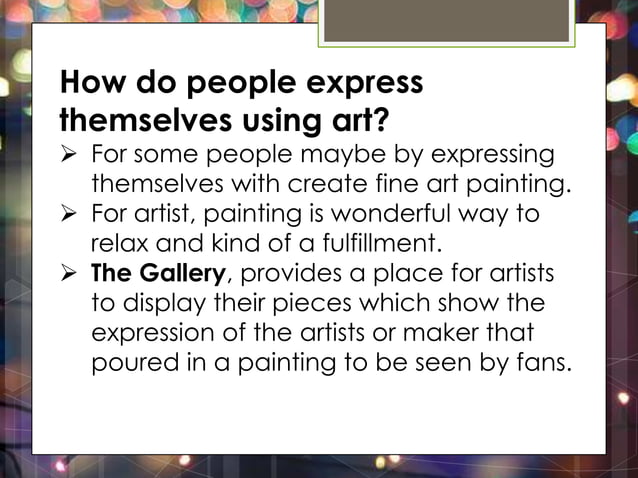 Art themes and purposes | PPTX