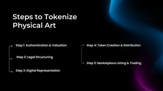 Art Tokenization How to Tokenize Physical Art | PPT