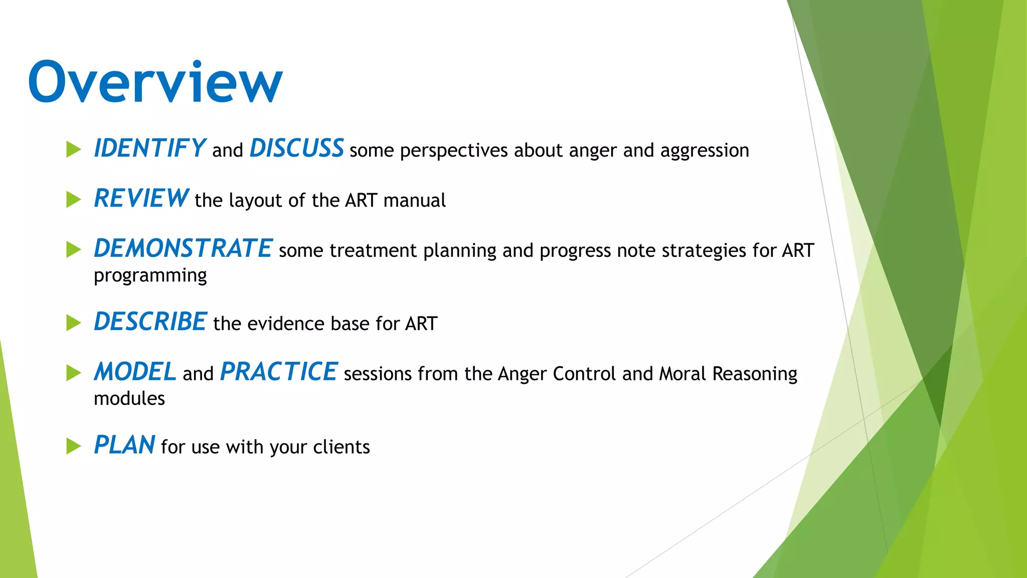 Aggression Replacement Training | PPTX