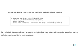 Analysing Memory Leaks | PPT