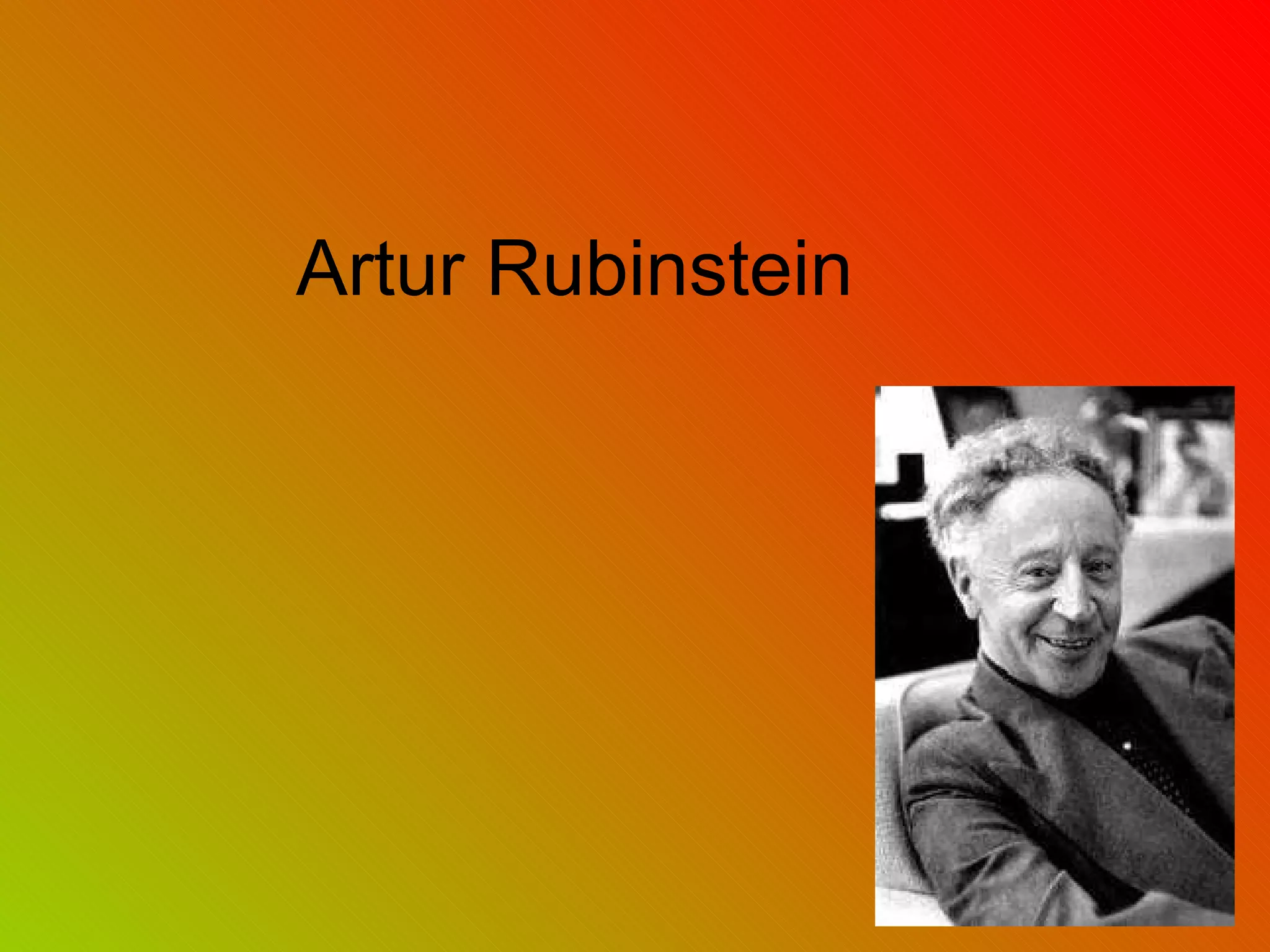 Artur Rubinstein & George M. Hayward (Siennicki) g 131 | PPT