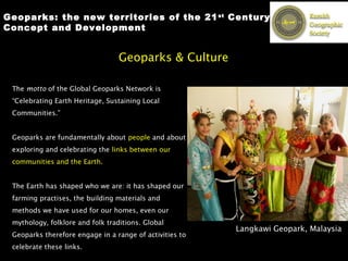 Geoparks: the new territories of the 21st Century | PPT