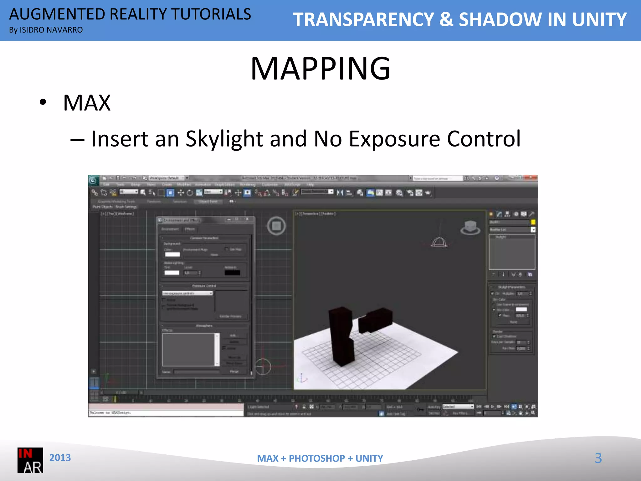 Augmented Reality Tutorial - Transparency & Shadow in Unity | PPT