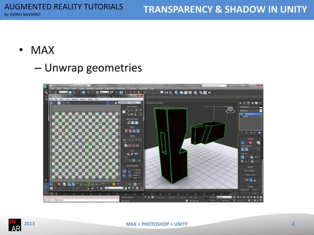 Augmented Reality Tutorial - Transparency & Shadow in Unity | PPT