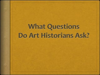 Basic Art Vocabulary | PPT