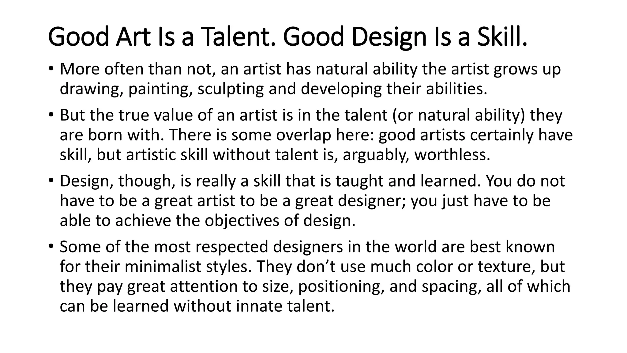 Art vs design | PPTX