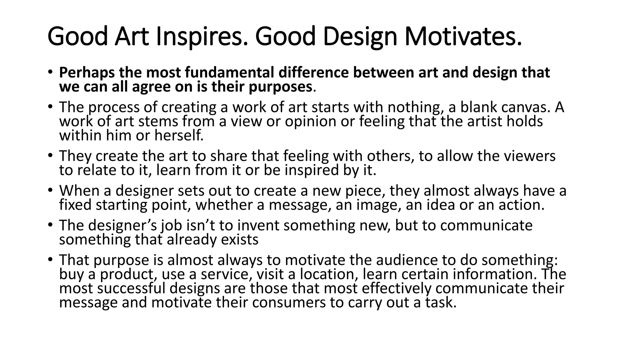 Art vs design | PPTX