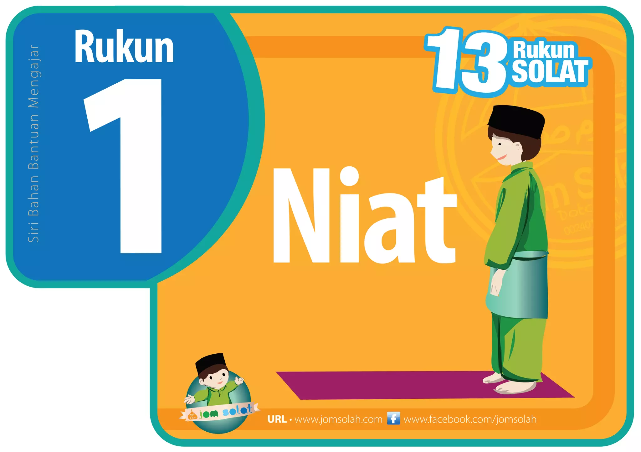 Rukun Solat Flash Card | JomSolat | PDF
