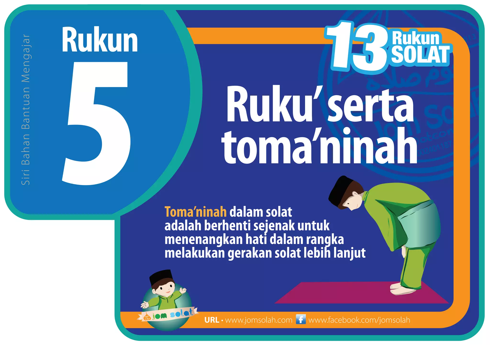 Rukun Solat Flash Card | JomSolat | PDF