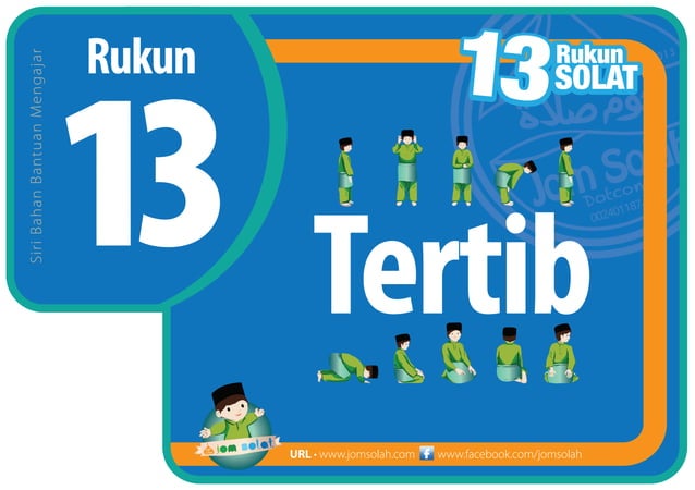 Rukun Solat Flash Card | JomSolat | PDF