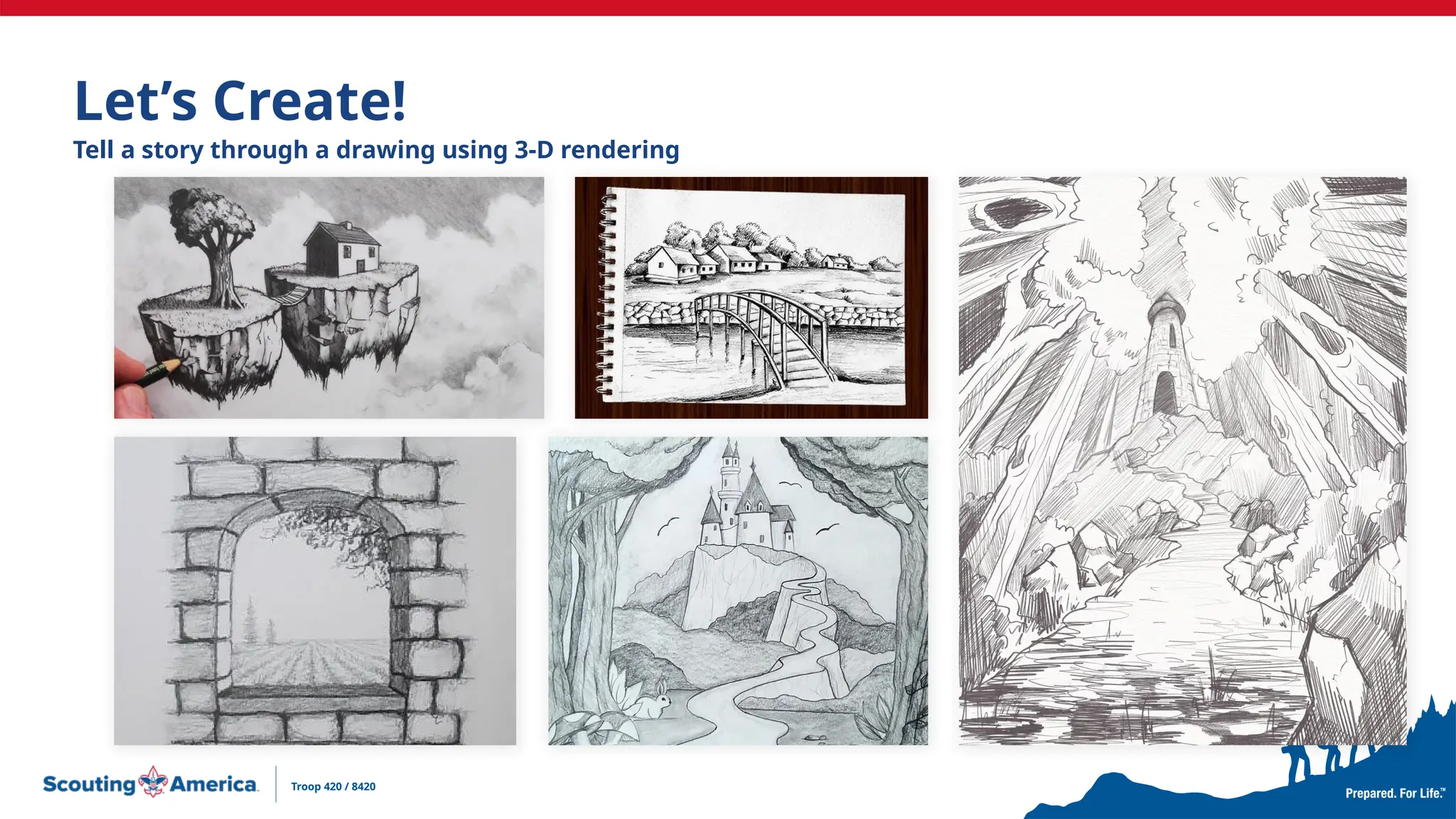 Scouting America Art Merit Badge Workshop | PPTX