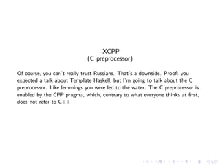 Template Haskell | PDF
