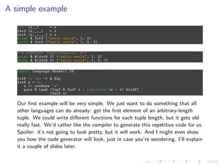 Template Haskell | PDF