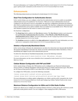 Aruba instant 6.2.1.0 3.4 professional ig | PDF