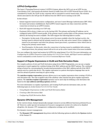 Aruba instant 6.2.1.0 3.4 professional ig | PDF