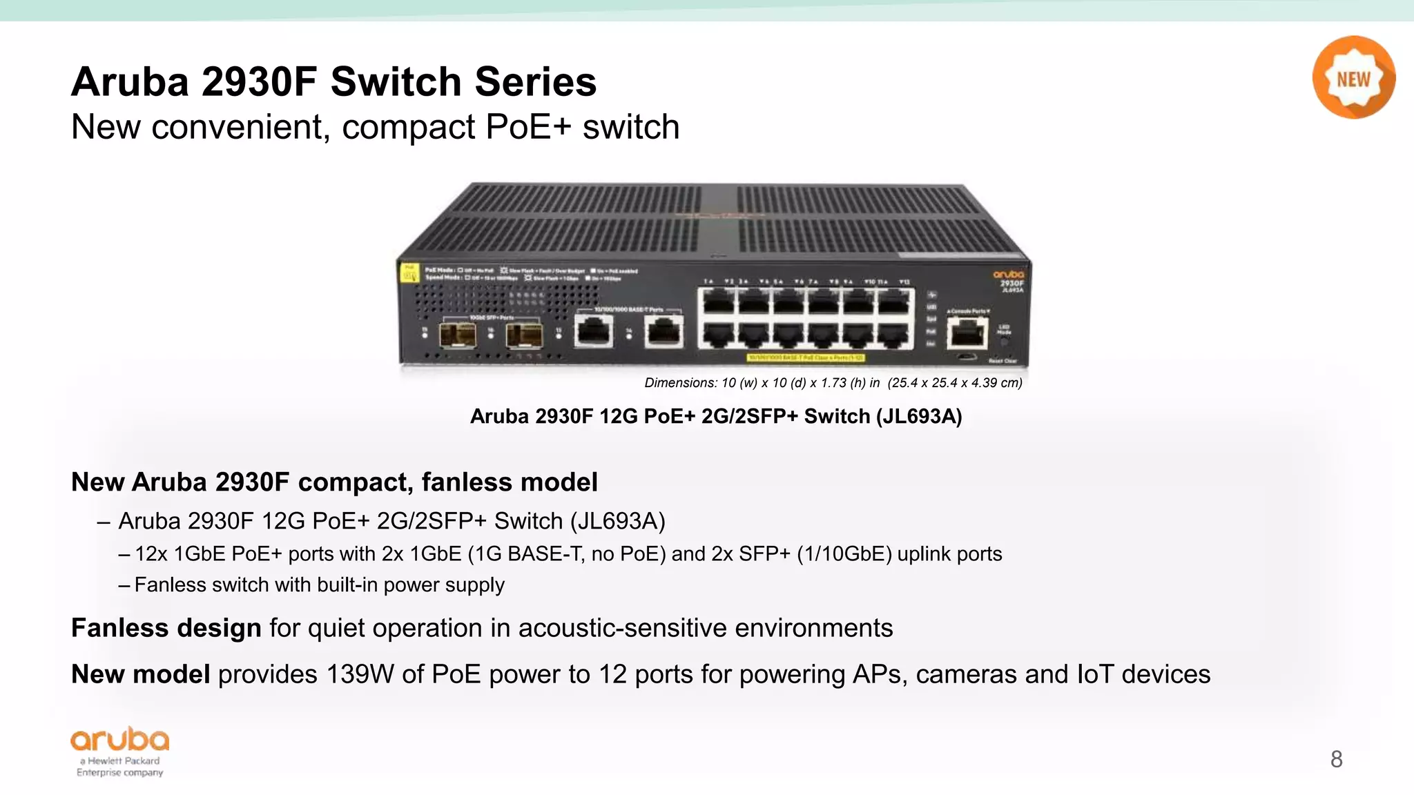 Aruba 2930 f switch campus switching | PPTX