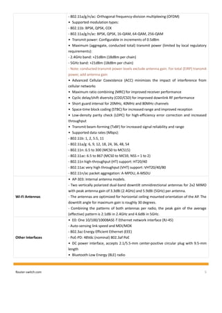 Aruba 303 Series Access Point Data Sheet | PDF