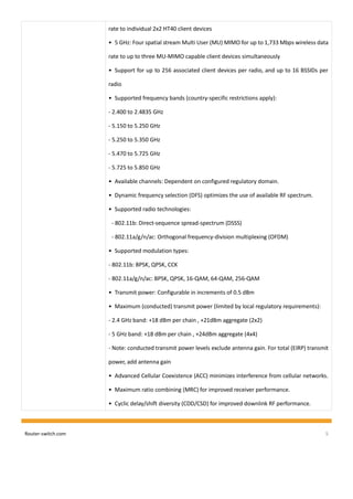 Aruba 310 Series Access Point Data Sheet | PDF | Internet of Things ...