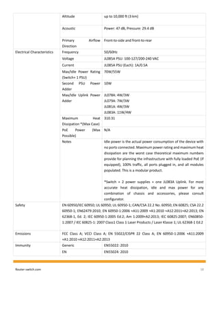 Aruba 3810 Switch Series Data Sheet | PDF