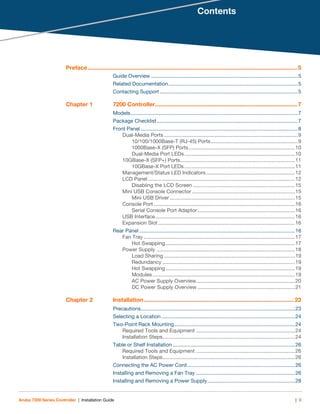 Aruba Mobility Controller 7200 Installation Guide | PDF