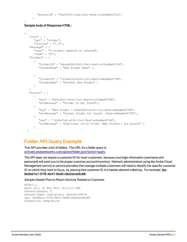 Aruba Activate User Guide | PDF