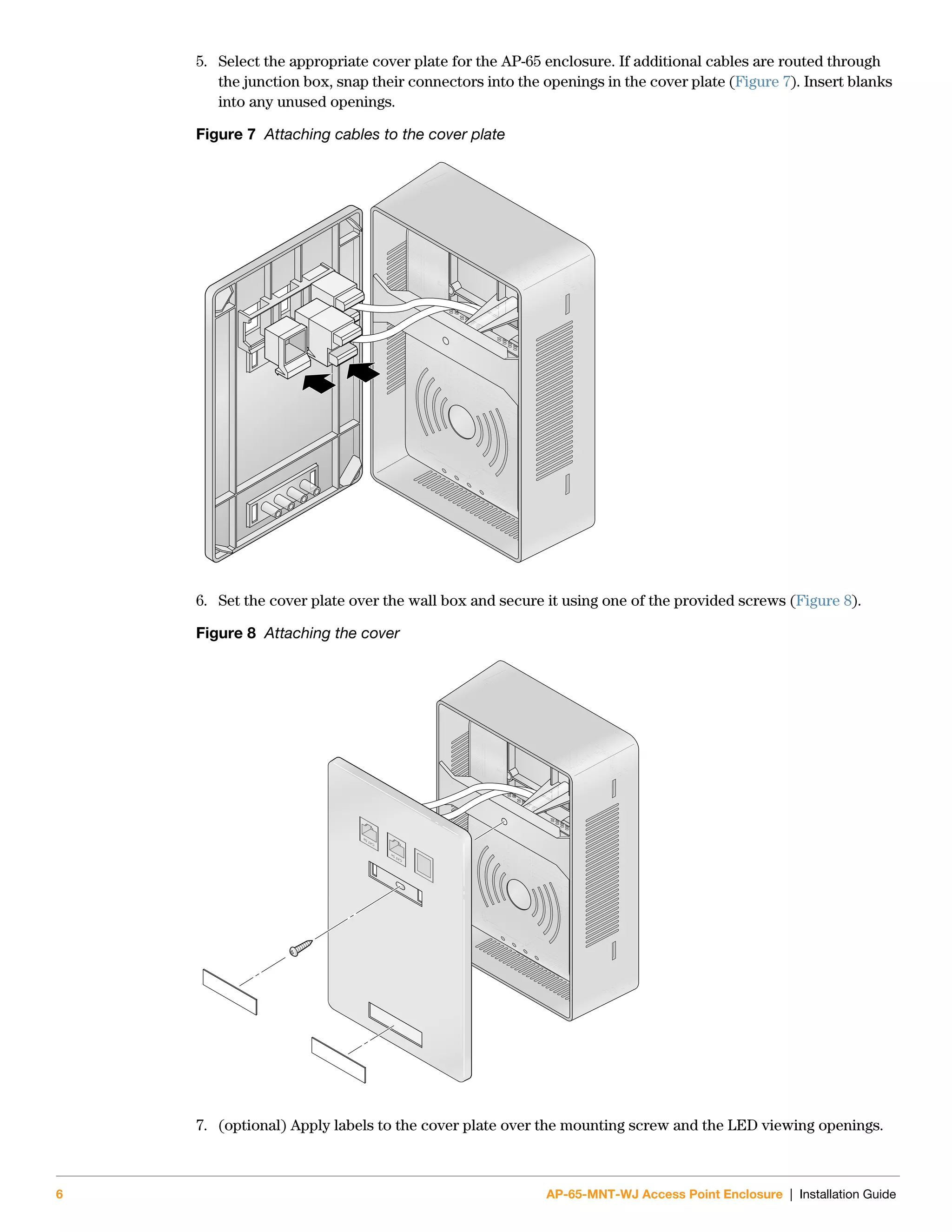 Aruba Access Point Enclosure Installation Guide | PDF