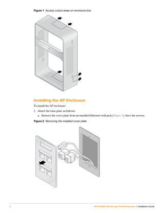 Aruba Access Point Enclosure Installation Guide | PDF