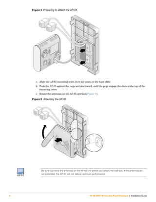 Aruba Access Point Enclosure Installation Guide | PDF