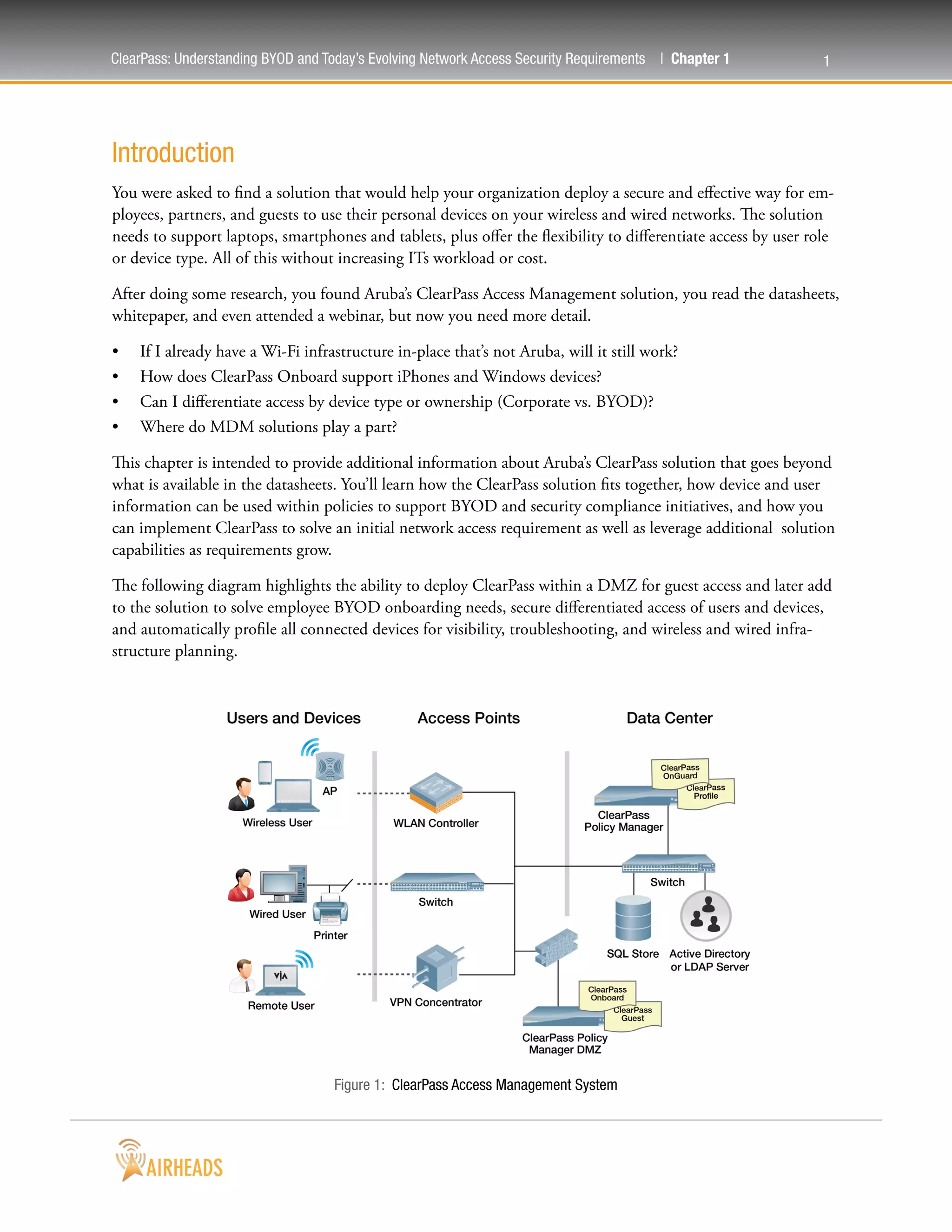 Aruba clearpass ebook_chpt1_final | PDF
