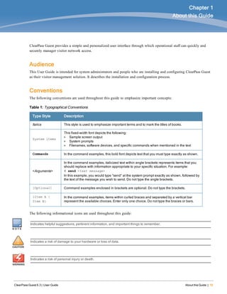 Aruba ClearPass Guest 6.3 User Guide | PDF | Operating Systems ...