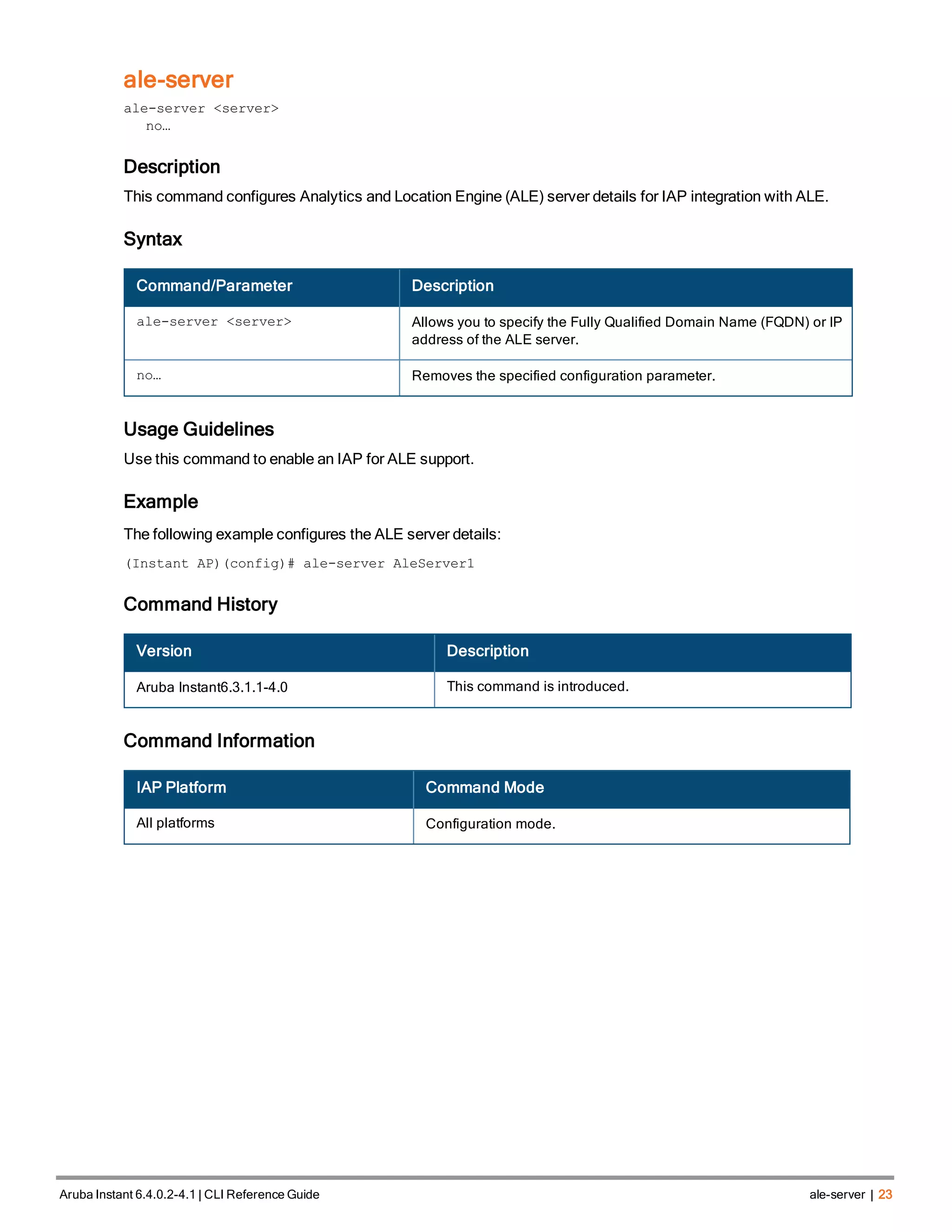 Aruba Instant 6 4 0 2 4 1 Command Line Interface Reference Guide Pdf