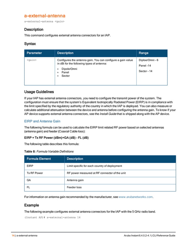 Aruba Instant 6 4 0 2 4 1 Command Line Interface Reference Guide Pdf