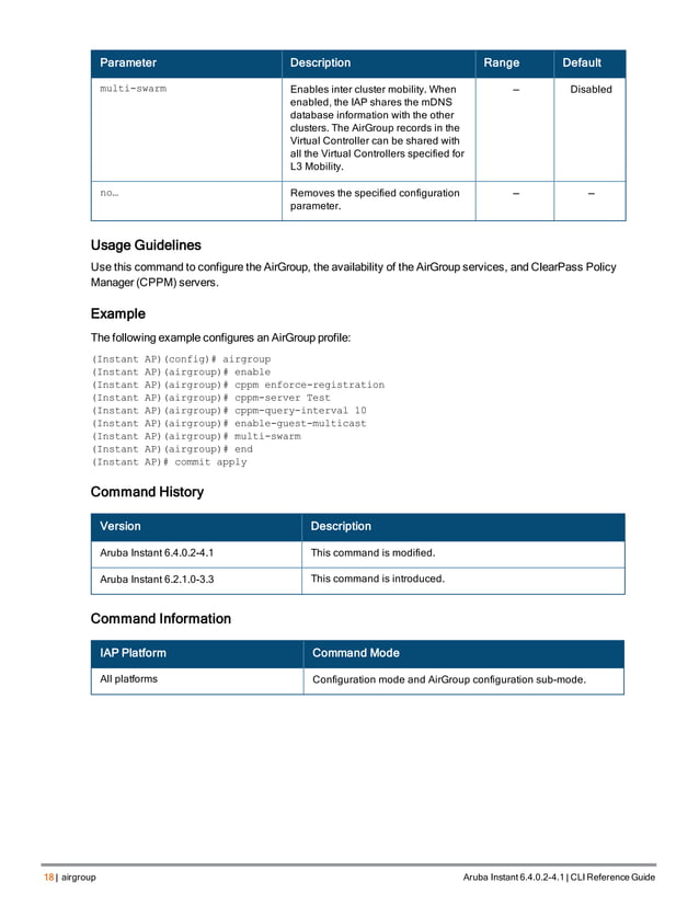Aruba Instant 6 4 0 2 4 1 Command Line Interface Reference Guide Pdf