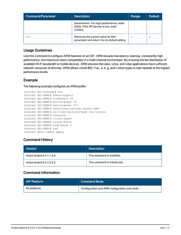 Aruba Instant 6 4 0 2 4 1 Command Line Interface Reference Guide Pdf