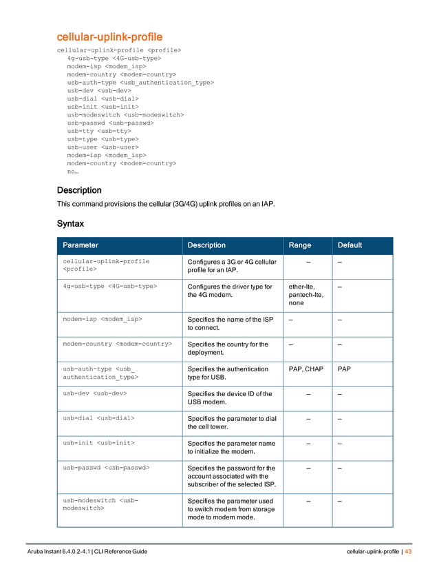 Aruba Instant 6 4 0 2 4 1 Command Line Interface Reference Guide Pdf