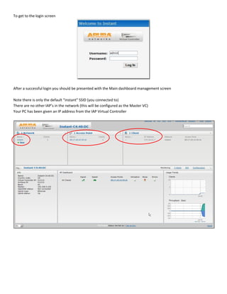 Aruba instant iap setup rev3 | PDF