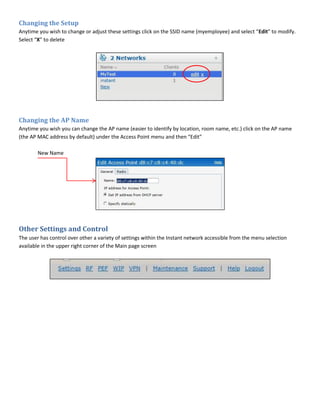 Aruba instant iap setup rev3 | PDF