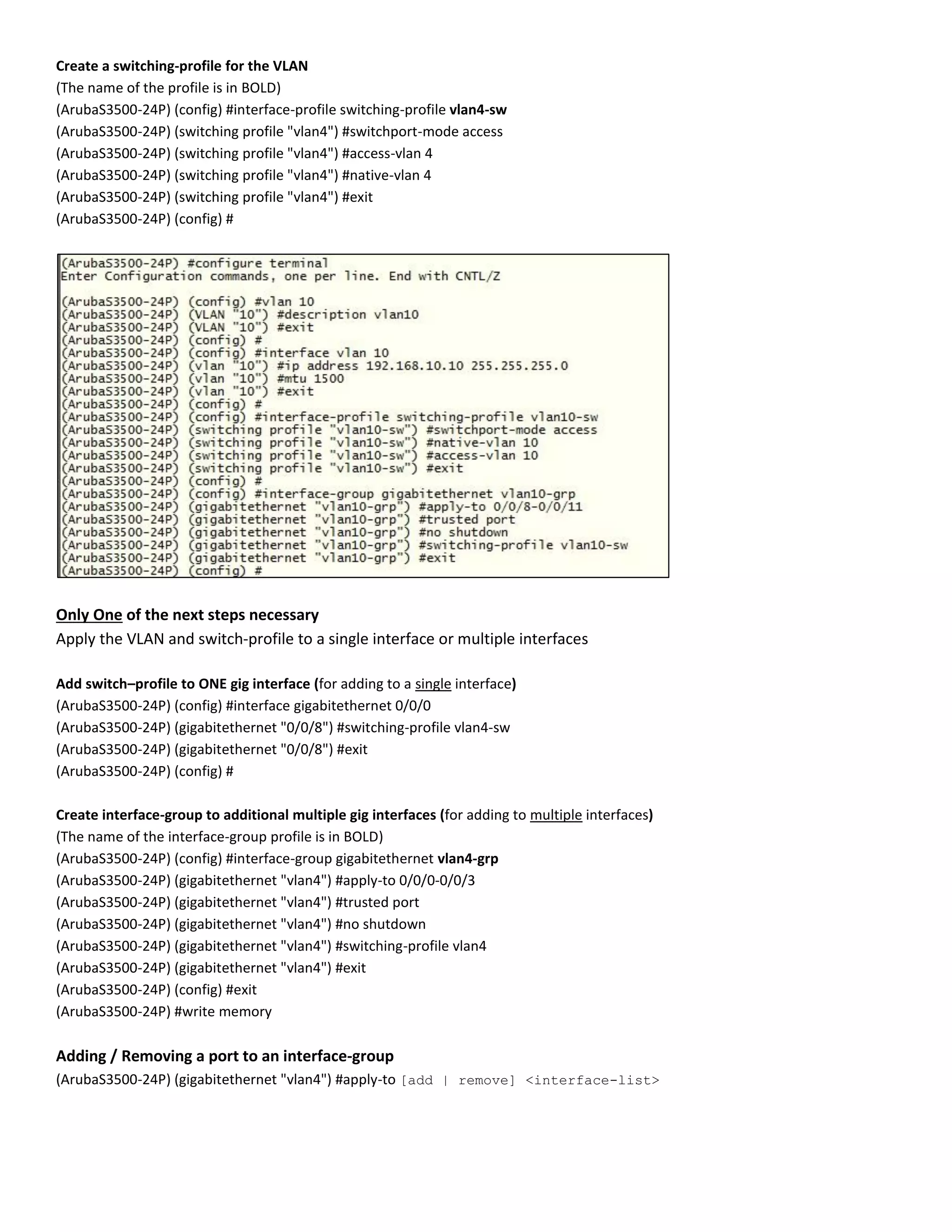 Aruba mobility access switch useful commands v2 | PDF | Computer Networking | Computing